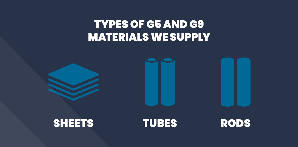 G5 Glass Melamine Sheets, Tubes, & Materials | Atlas Fibre